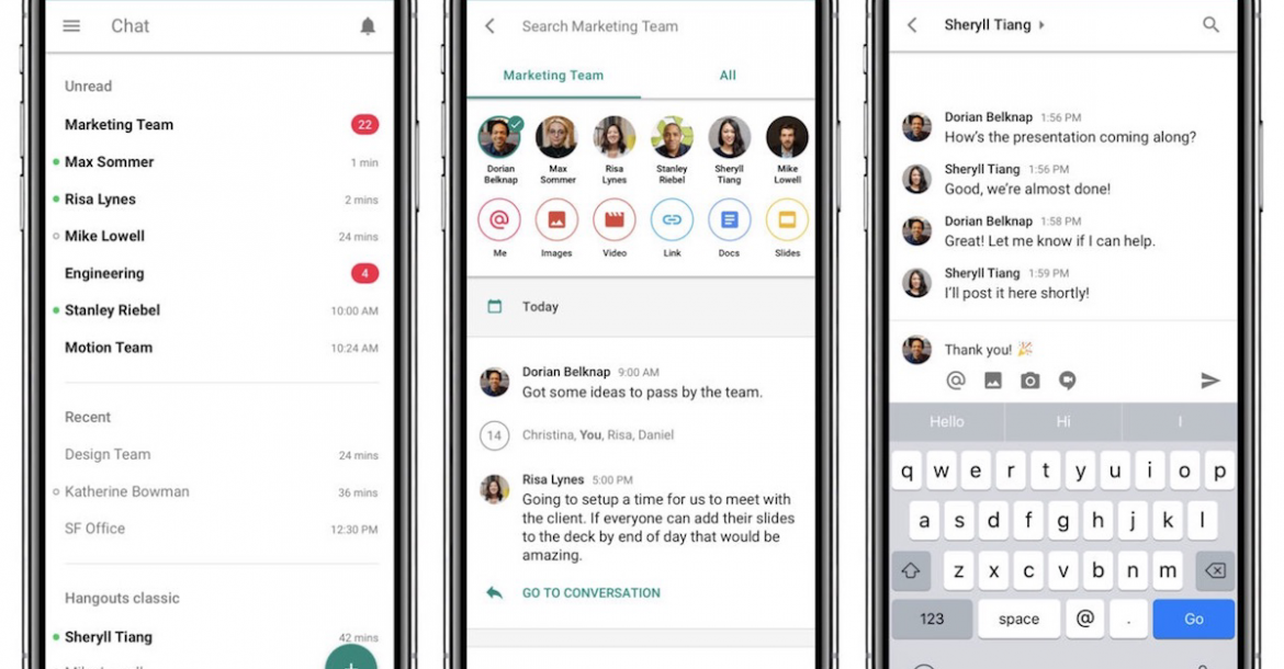 جوجل تجلب أحد مميزات Duo لتطبيق Hangouts Chat - بلبريس